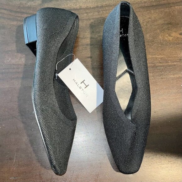 H by Halston | Shoes | Nwt Halston Womans Size 95 Broadway Knit Black ...